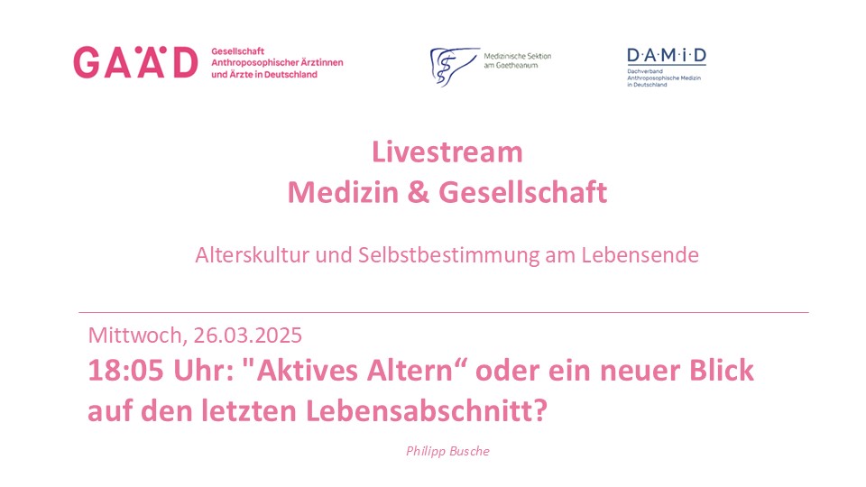 "Aktives Altern“ oder ein neuer Blick auf den letzten Lebensabschnitt ...